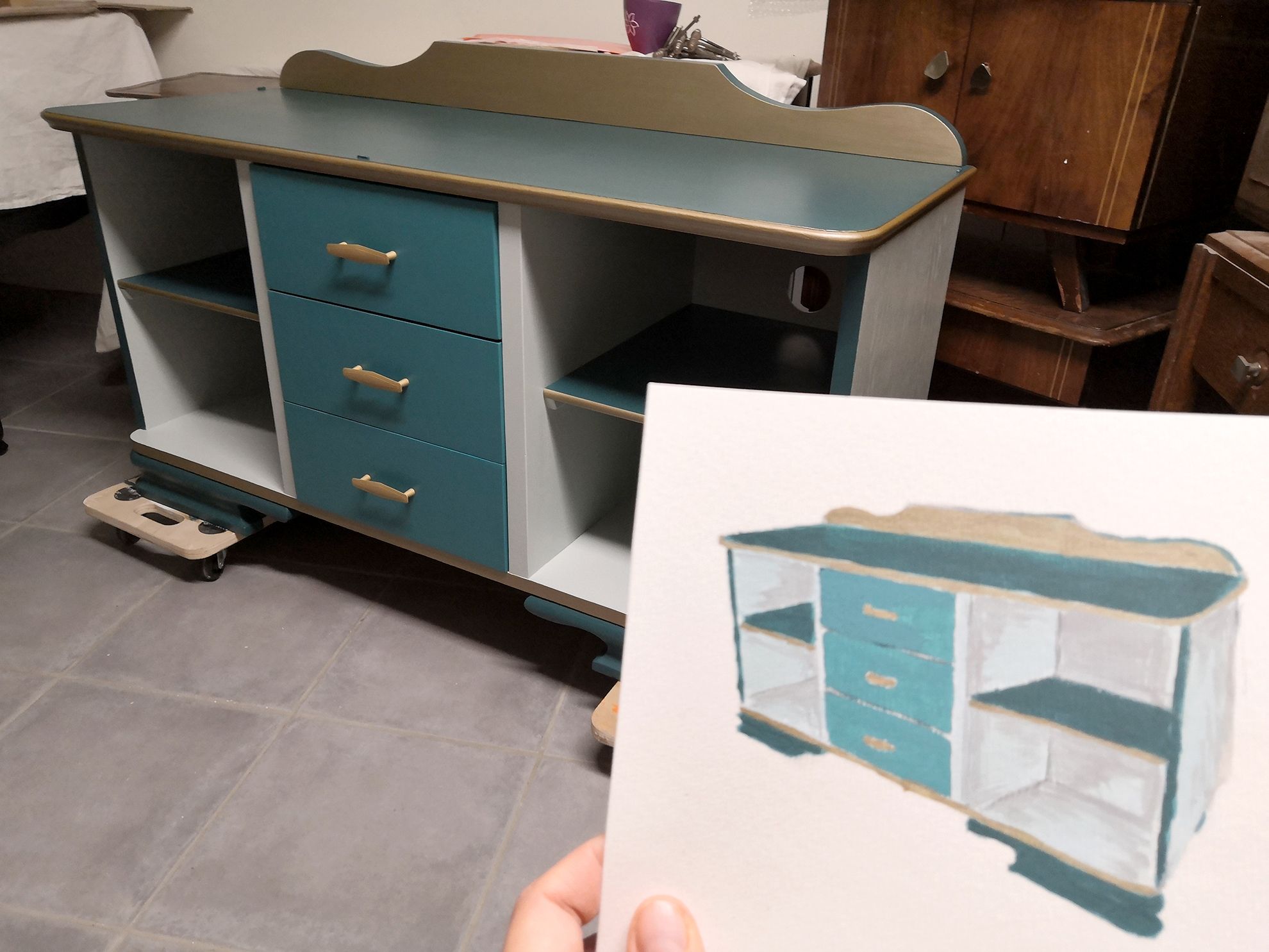 Meubles relookés - Atelier elinor - Relooking de meubles, peintures et ...